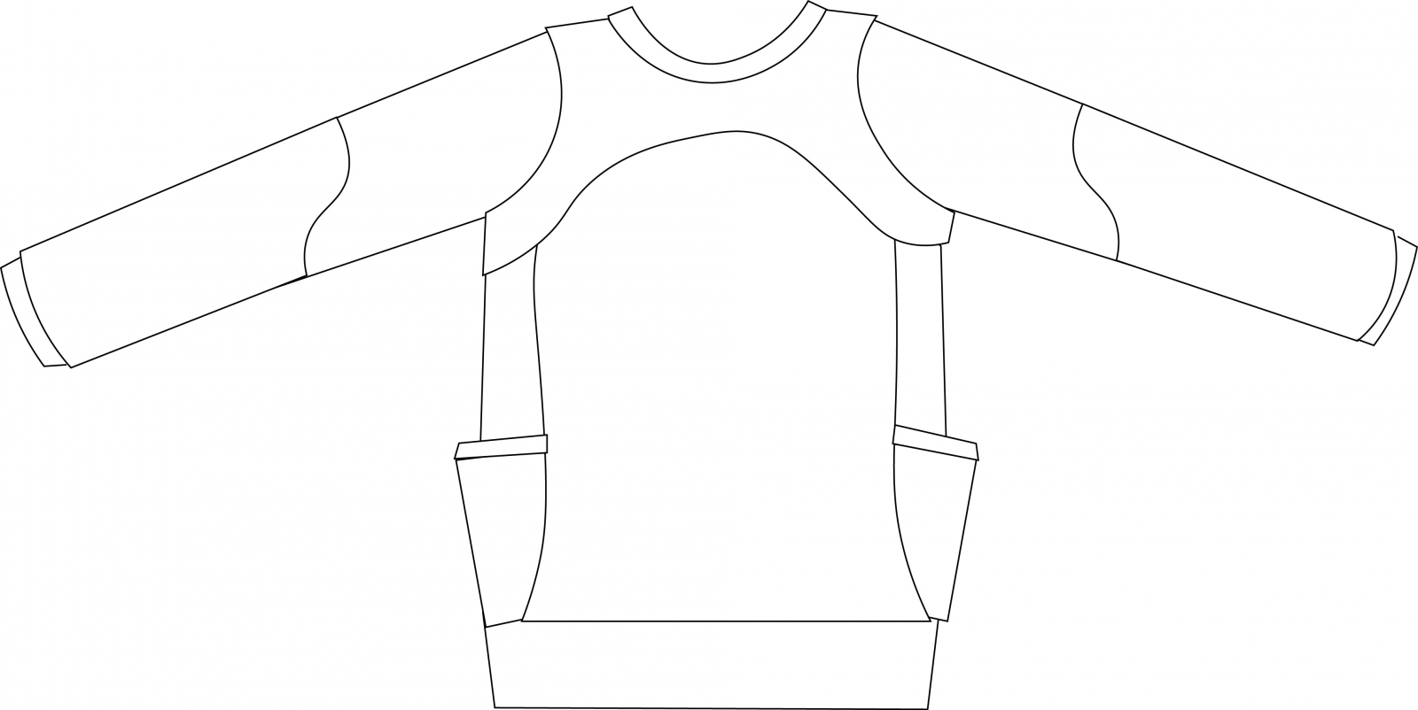 Panel Pocket Tee | Duck Butt Designs